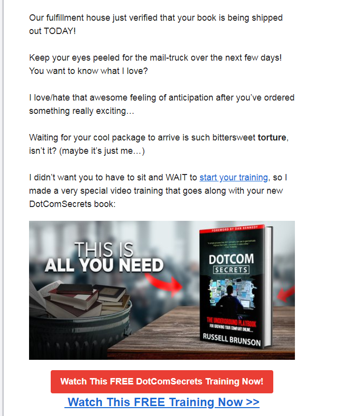 Spec Ad: Russell Brunson’s DotComSecrets Autoresponder Copy – Bert ...